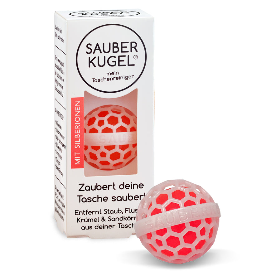Sauberkugel - The Clean Ball - Keep your Bags Clean - Sticky Inside Ba